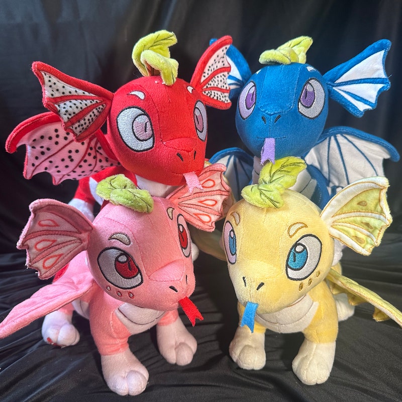 Cute Stuffed Dragon Plush - Etsy