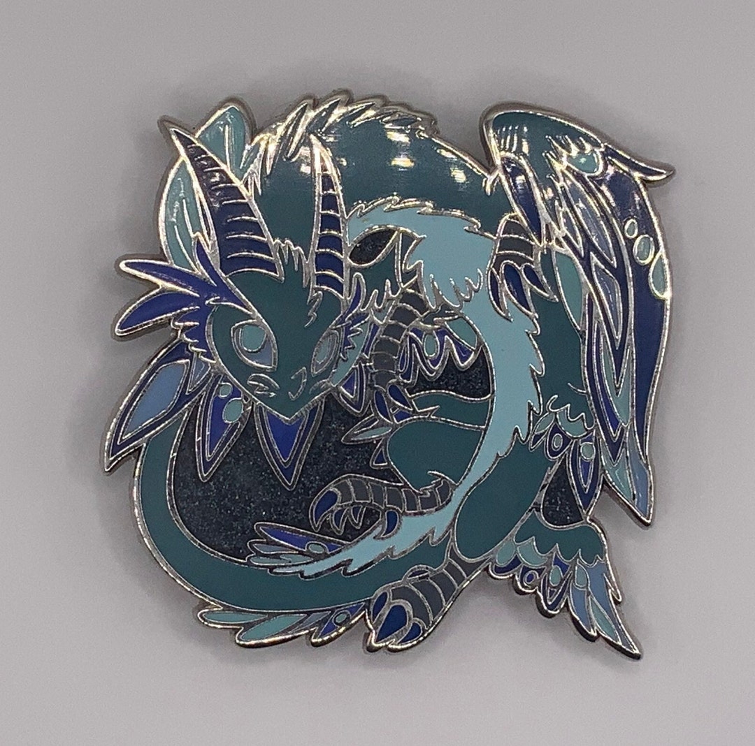 Genshin Impact Dvalin Stormterror Dragon Hard Enamel Pin - Etsy