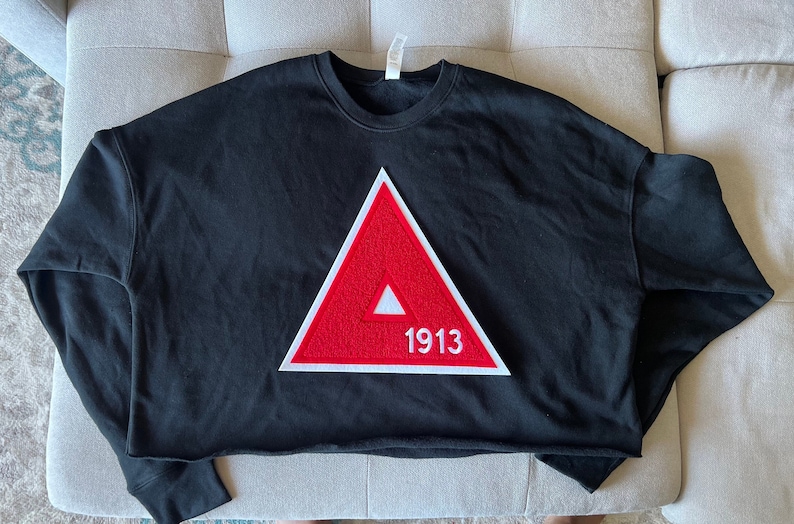 Delta Sigma Theta Crop Top 1913 Pyramid - Etsy