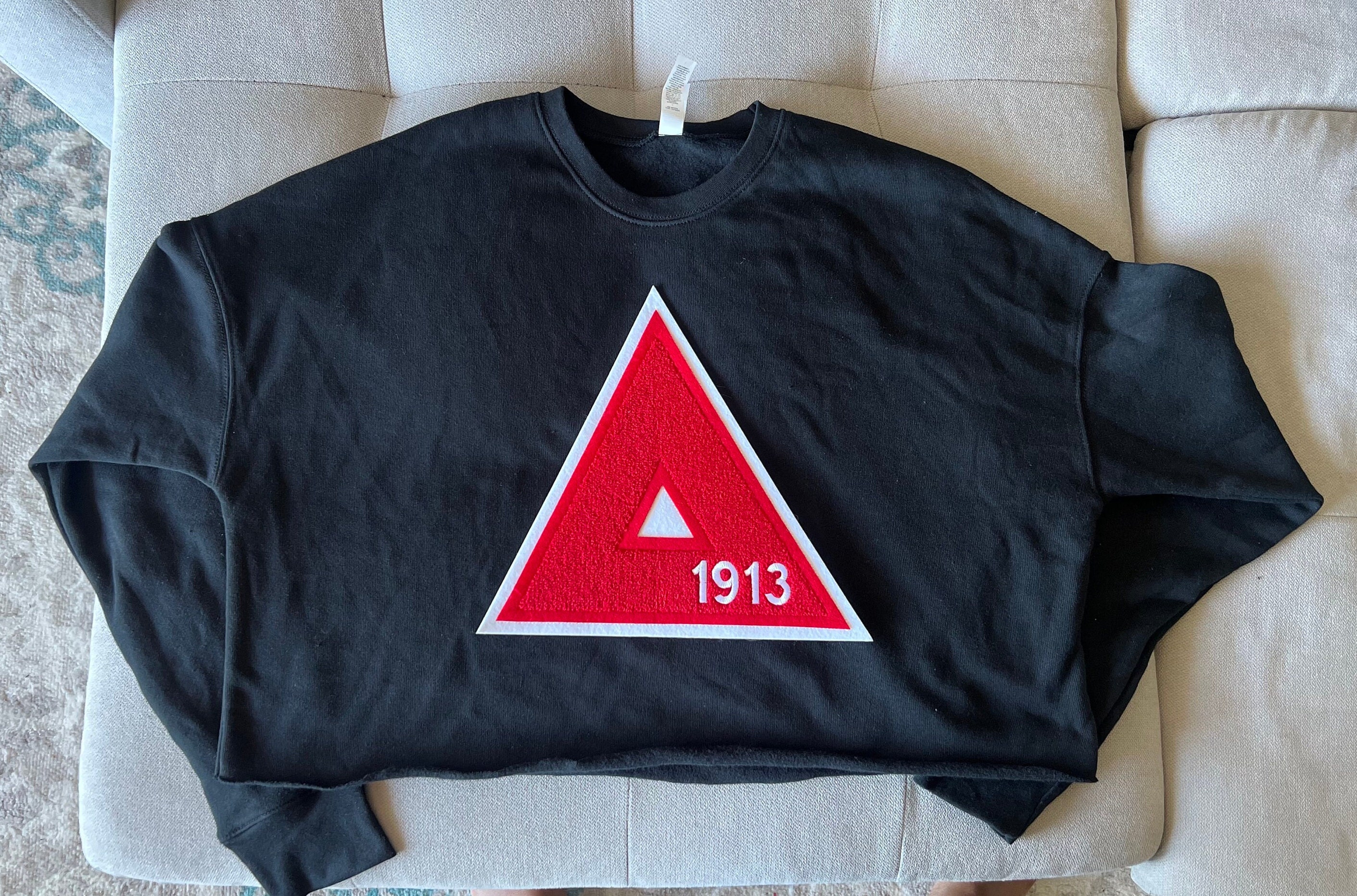 Delta Sigma Theta Crop Top 1913 Pyramid - Etsy