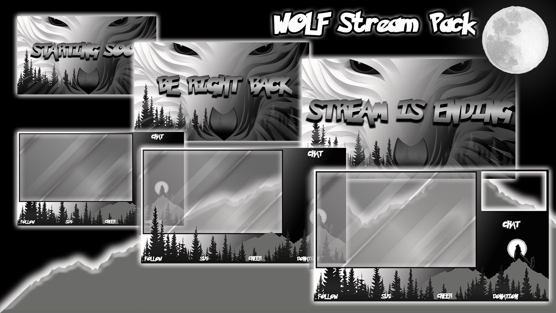 Wolf Stream Pack - Etsy