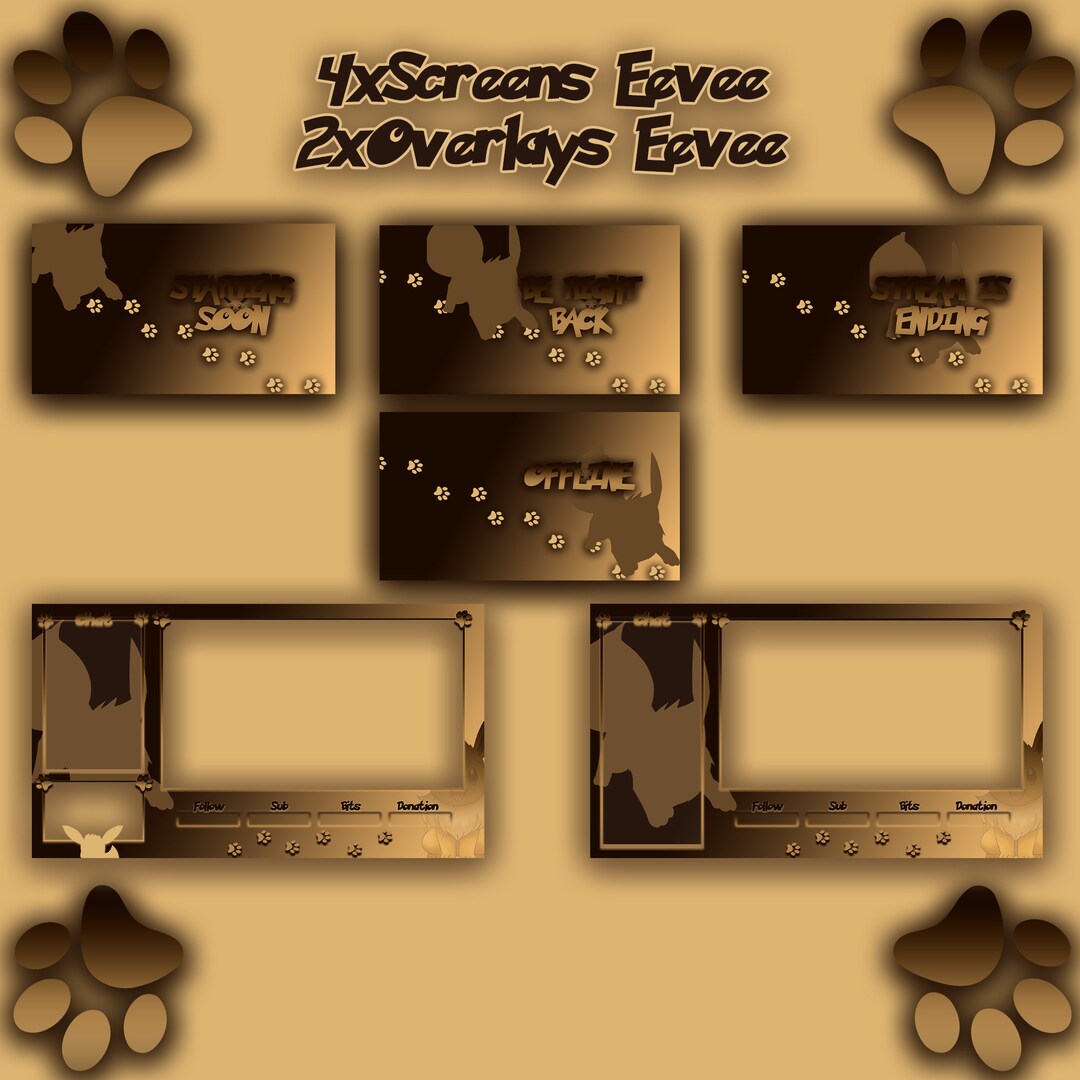 Pack Stream Overlay/screen-twitch - Etsy