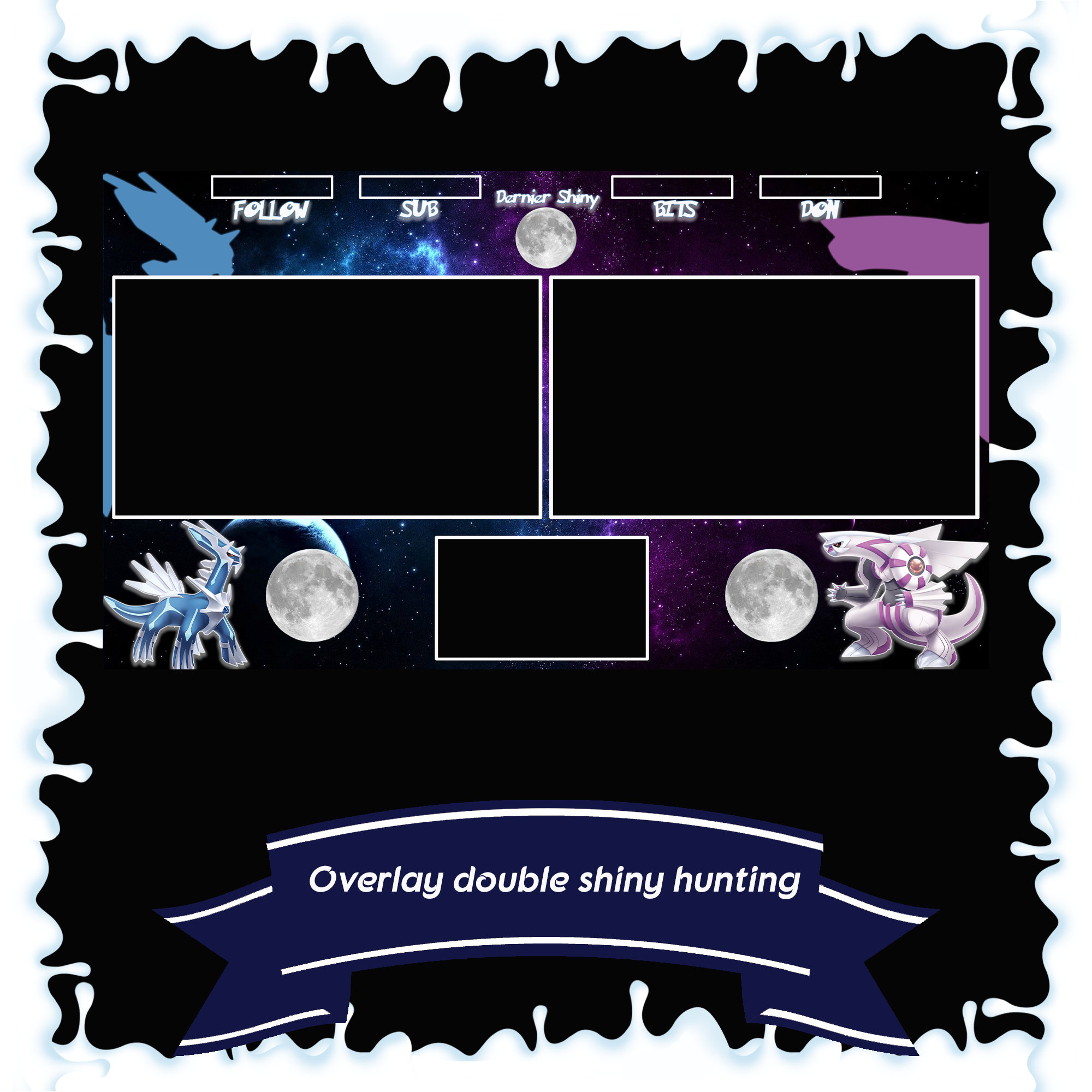 Overlay Double Shiny Hunting Twitch - Etsy