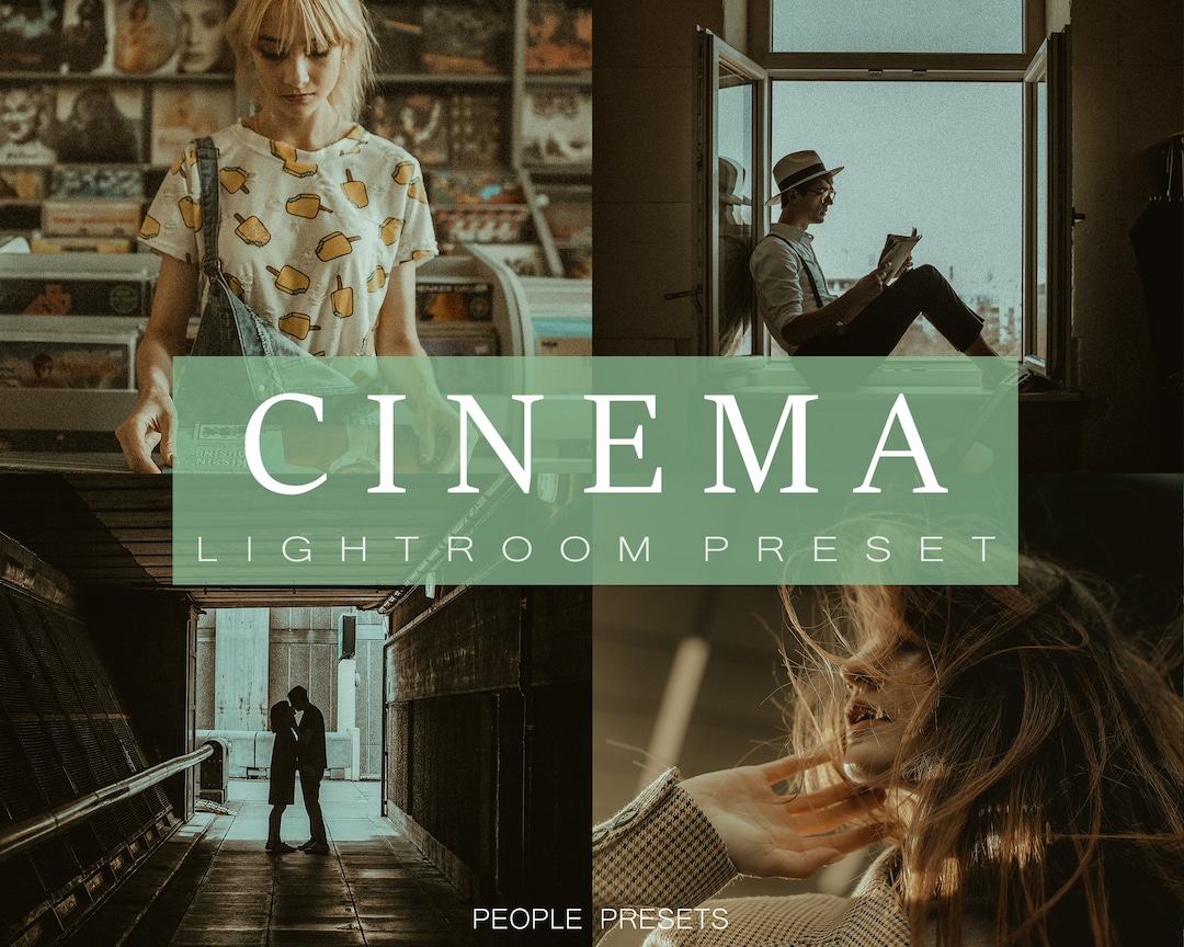 6 Cinematic Presets for Lightroom Mobile & Desktop, Film Presets, Retro ...