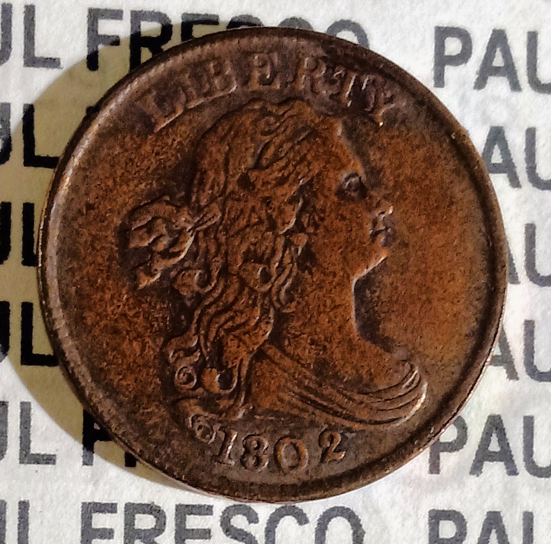 1802 Half Cent Restrike Reproduction Token - Etsy