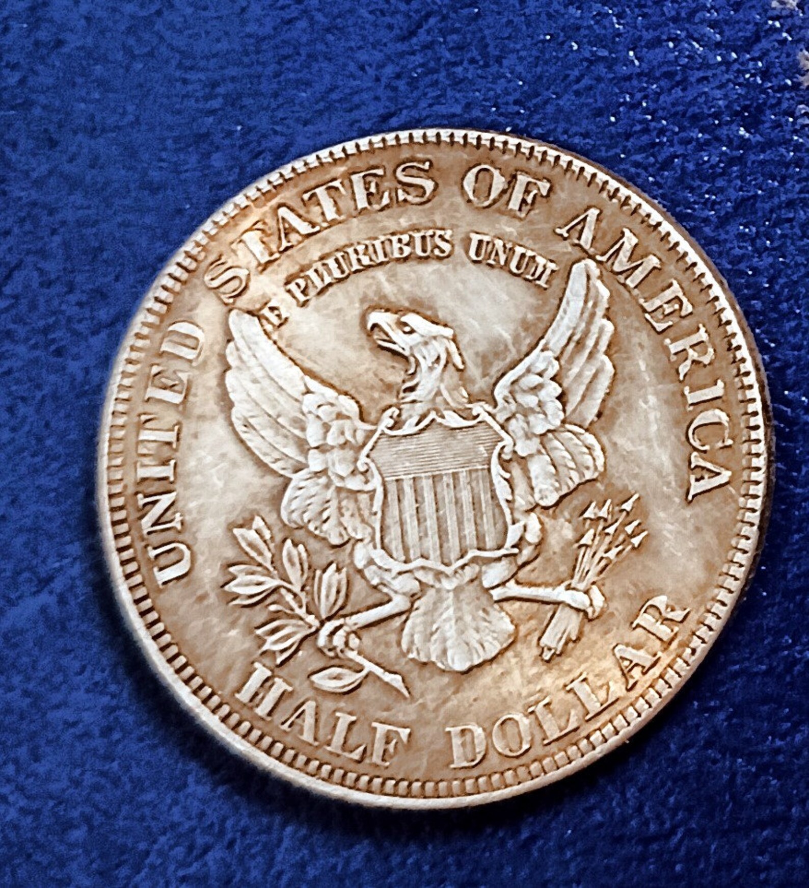 1877 Extremely Rare! CORONET J PATTERN Half DOLLAR Reproduction ...