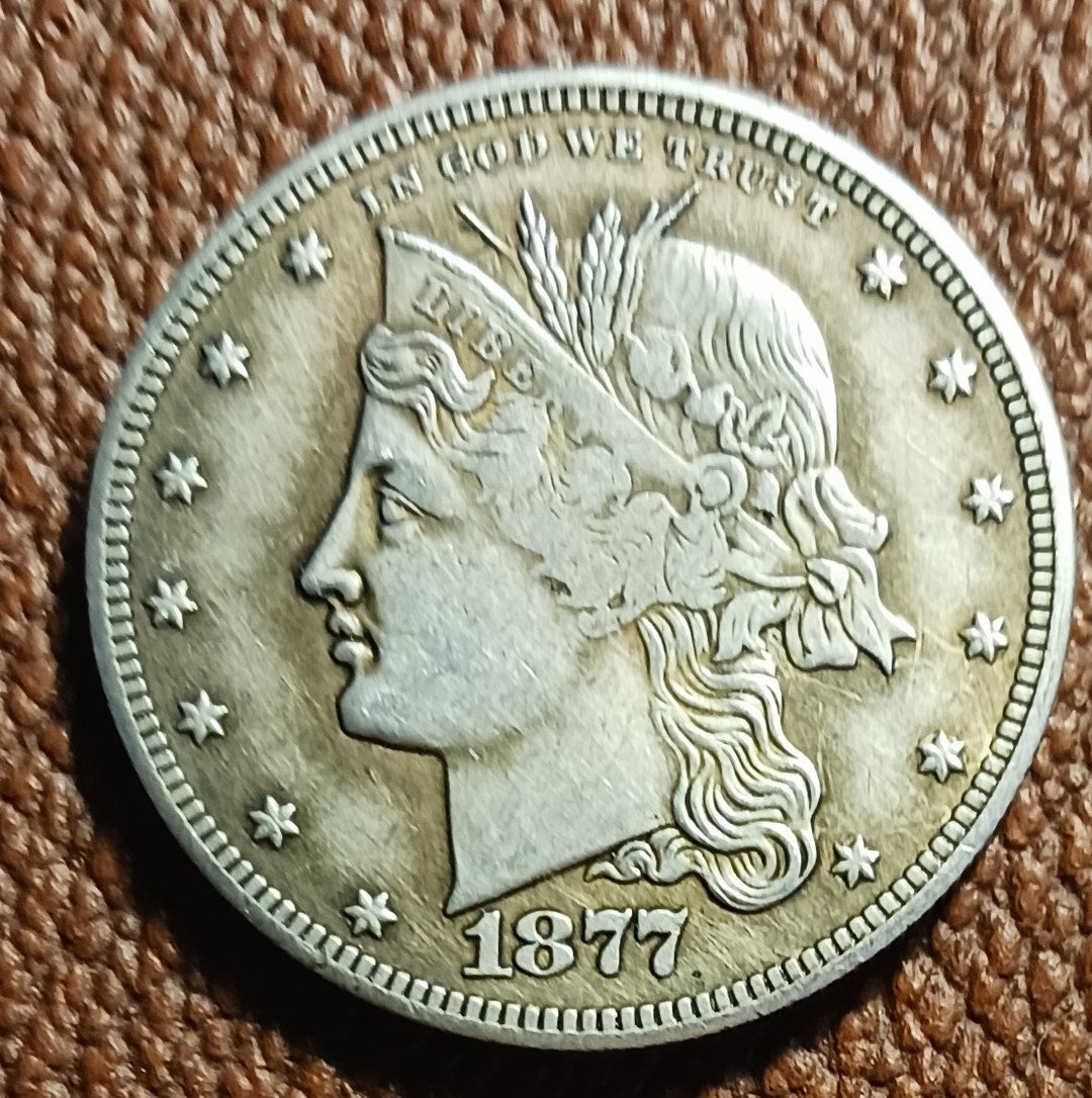 1877 FLOWING HAIR JUDD 1529 Standard Pattern Restrike Reproduction ...