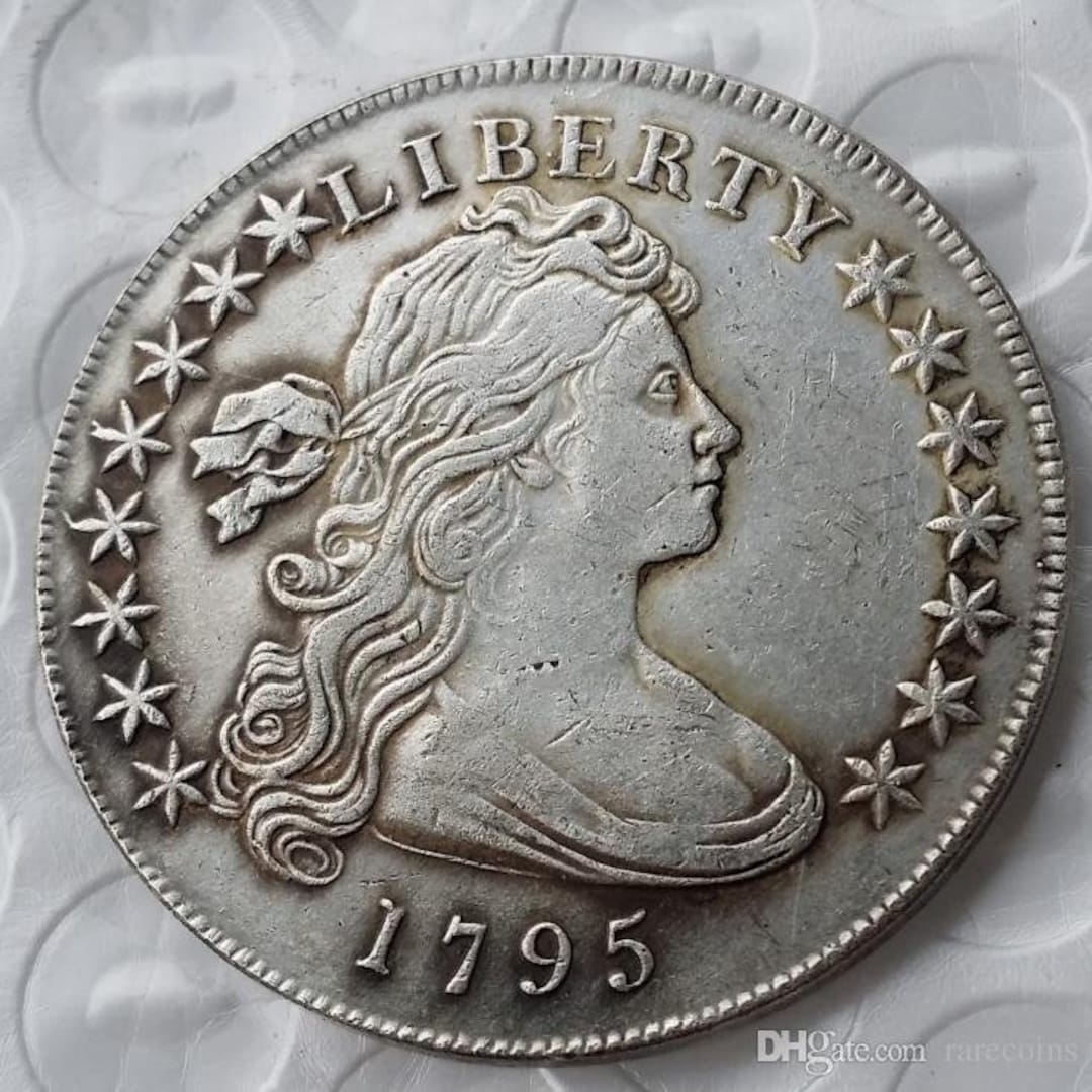1795 TYPE II Silver Dollar Tribute Restrike Token -lettered Edge - Etsy