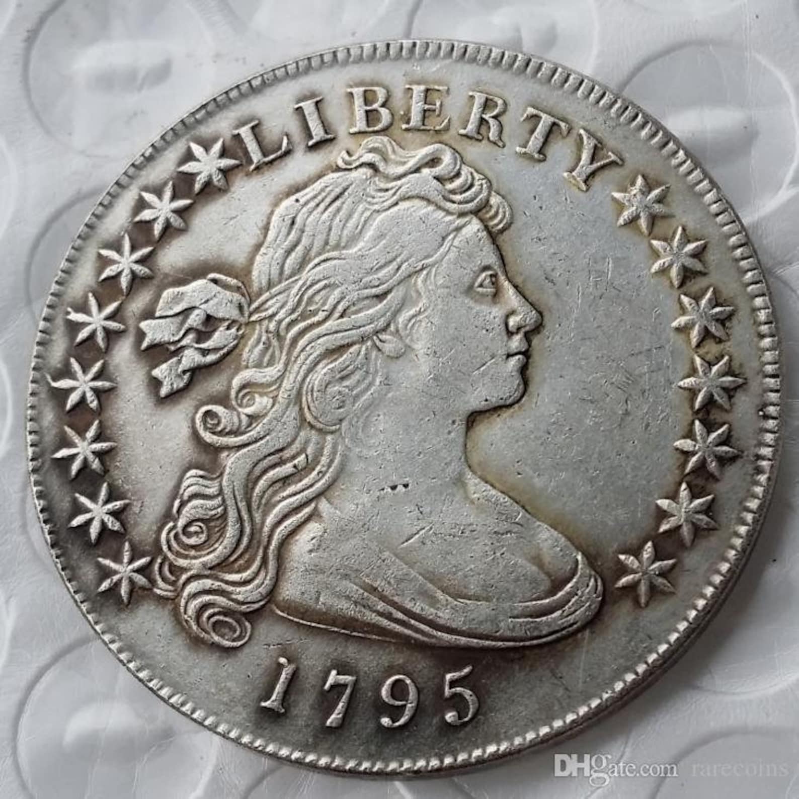 1795 TYPE II Silver Dollar Tribute Restrike Token -lettered Edge - Etsy