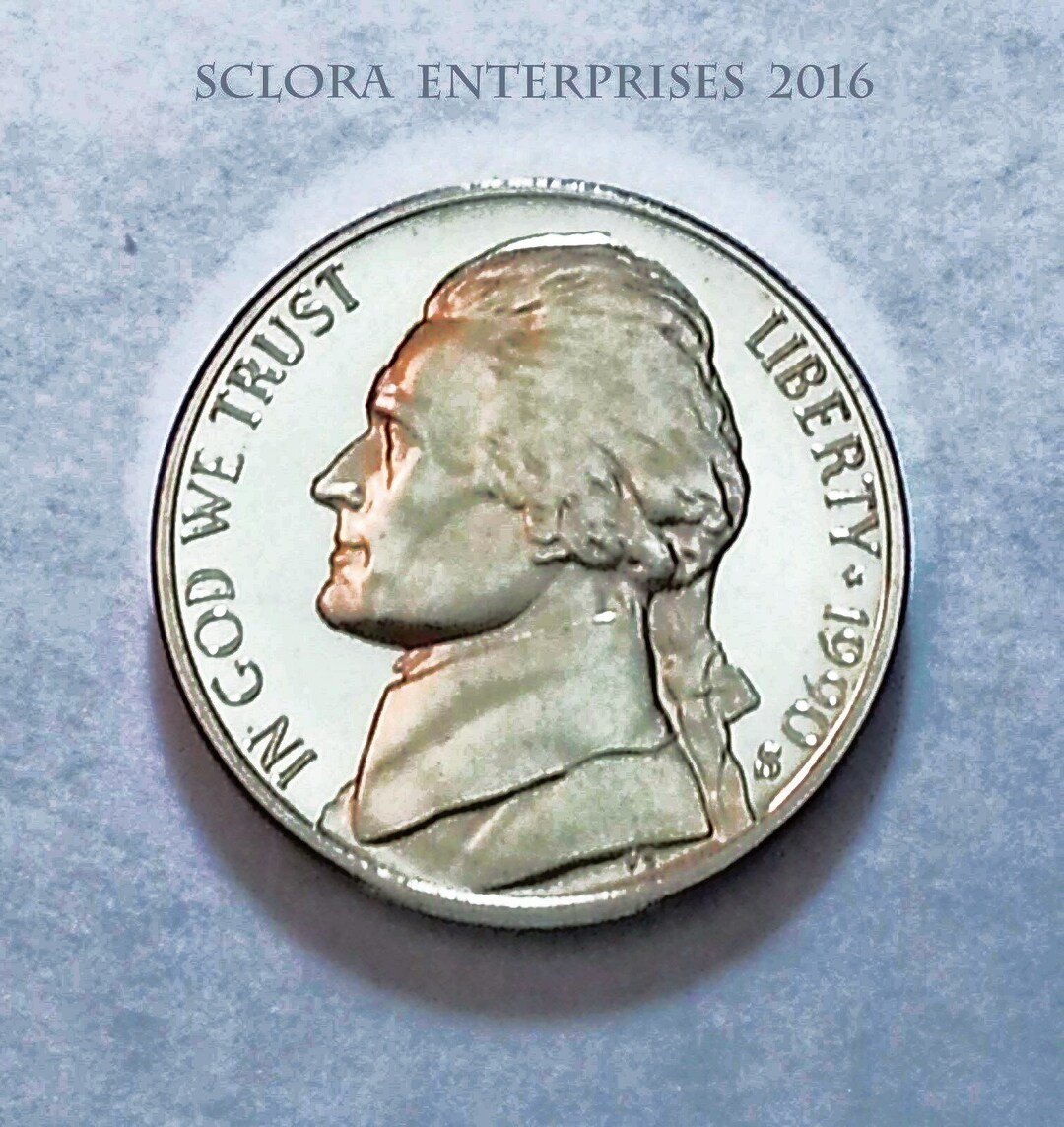 1990 S JEFFERSON NICKEL Cameo Proof EXCEPTIONAL - Etsy