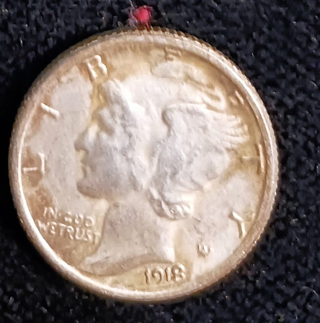 1918 S MERCURY DIME Restrike Tribute Token - Etsy