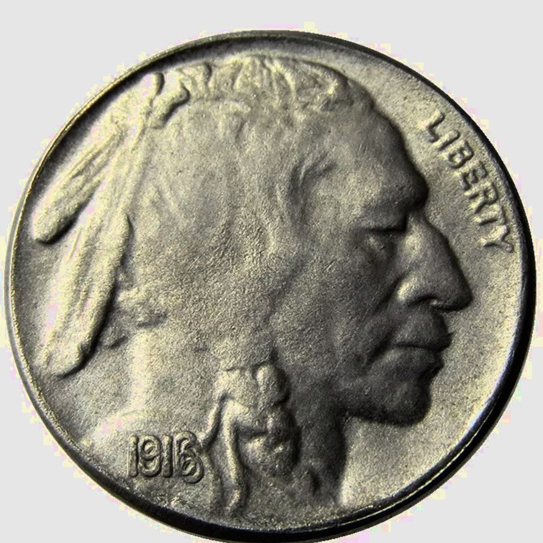 1916 Double Die Obverse Buffalo Restrike Reproduction Copy - Etsy