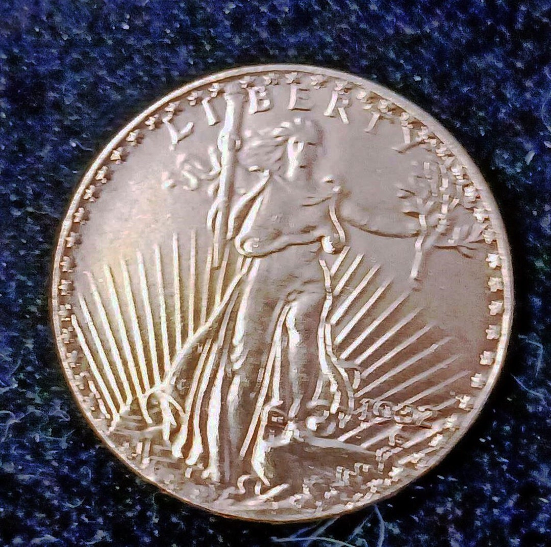 1932 S SAINT GAUDEN 20 Dollar Gold Piece Reproduction Facsimilie Copy ...