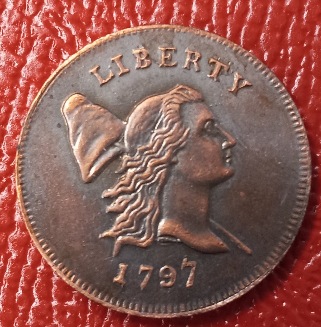 1797 Half Cent Restrike Tribute Token - - Etsy