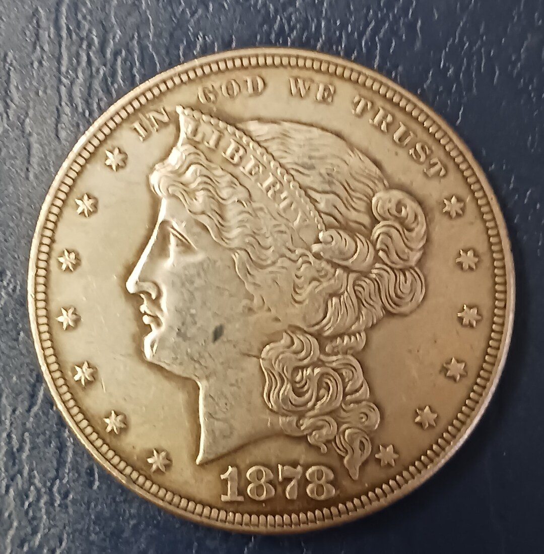1878 Roman Trade Dollar Pattern - Full Liberty - Etsy