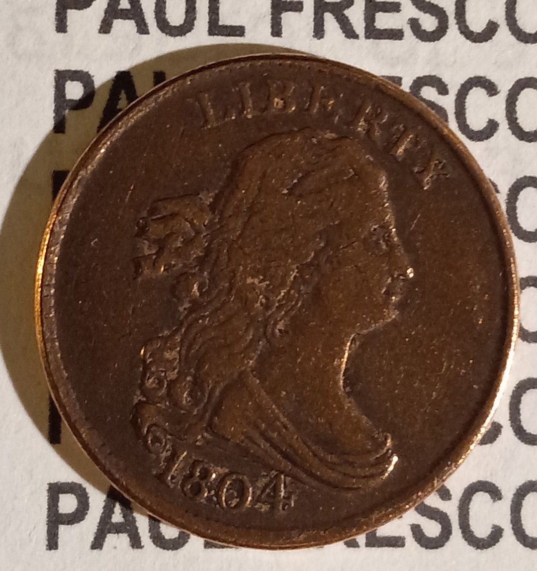 1804 Half Cent Tribute Token Restrike - Etsy