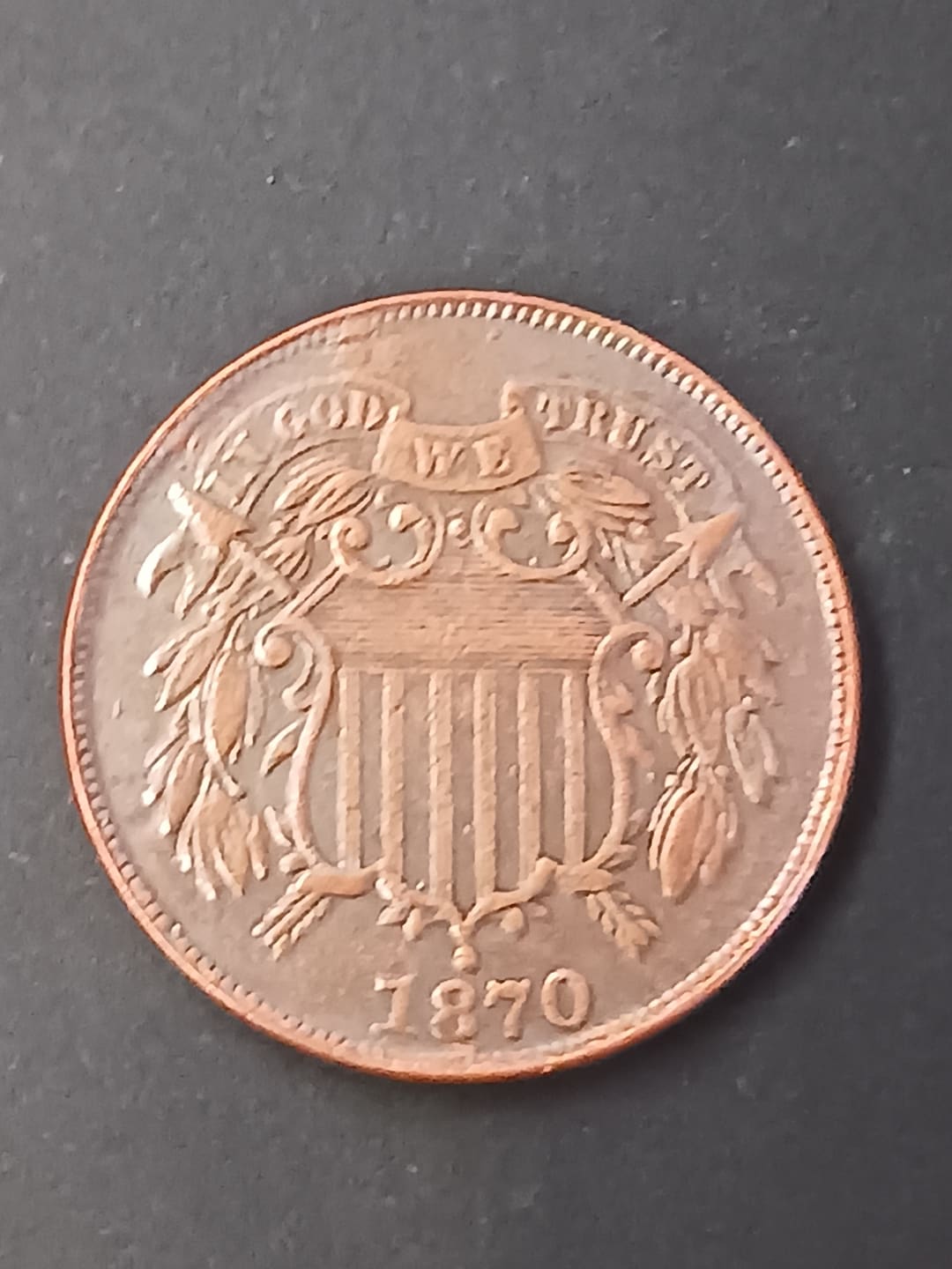 1870 TWO CENT PIECE Restrike Reproduction Tribute - Etsy