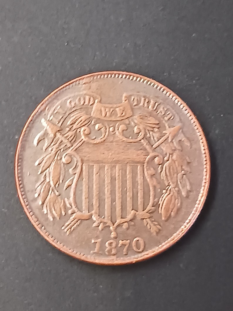 1870 TWO CENT PIECE Restrike Reproduction Tribute - Etsy