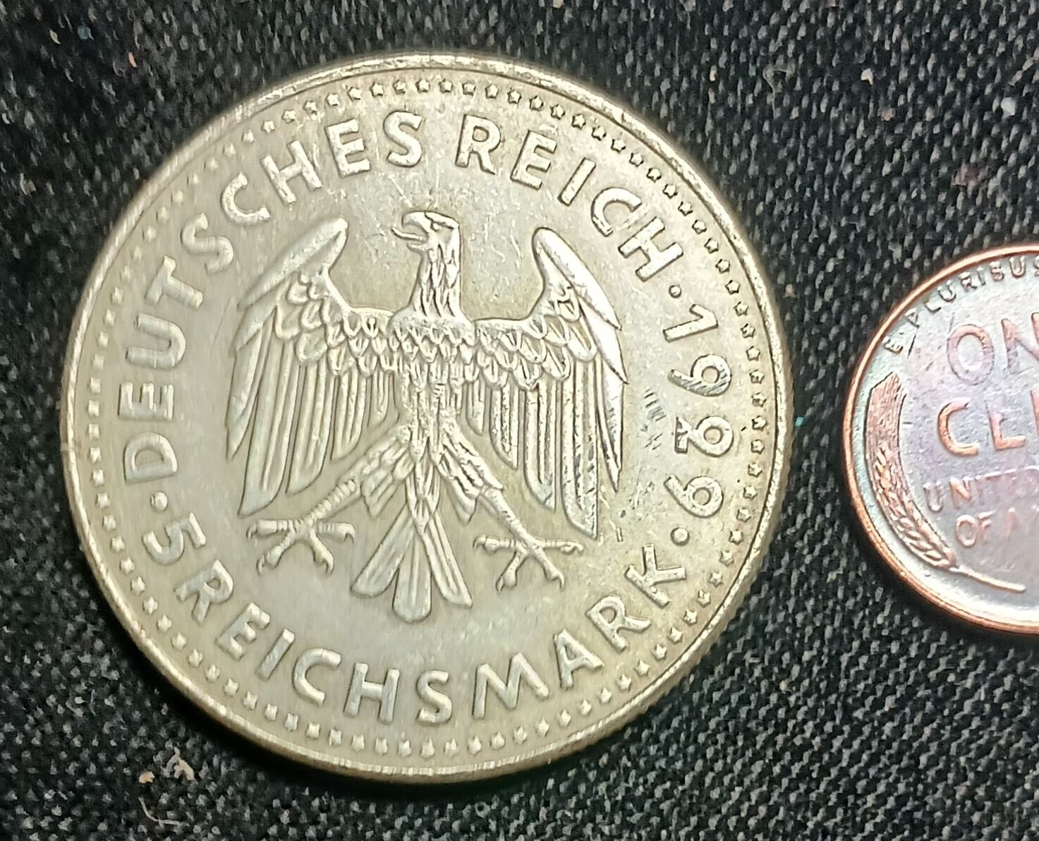 ZEPPELIN WORLD TOUR 1929 5 Marks Restrike Reproduction Token - Etsy