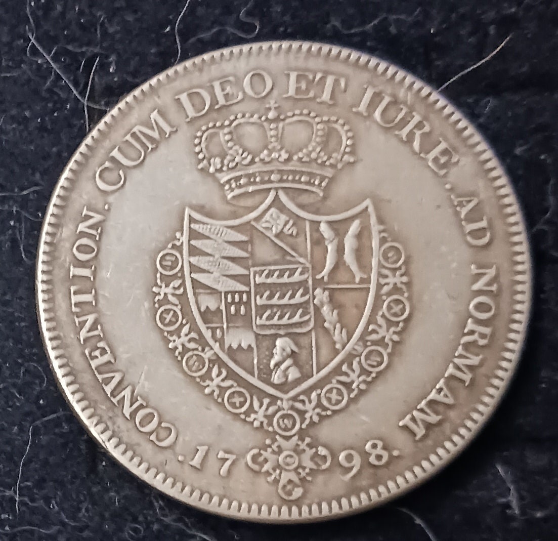 1798 Rare WURTENBURG GERMANSTATE Chaarles VI Thaaler Reproduction Copy ...