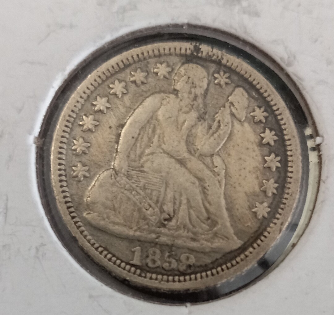 1858 P Restrike Reproduction Tribute Dime - Etsy