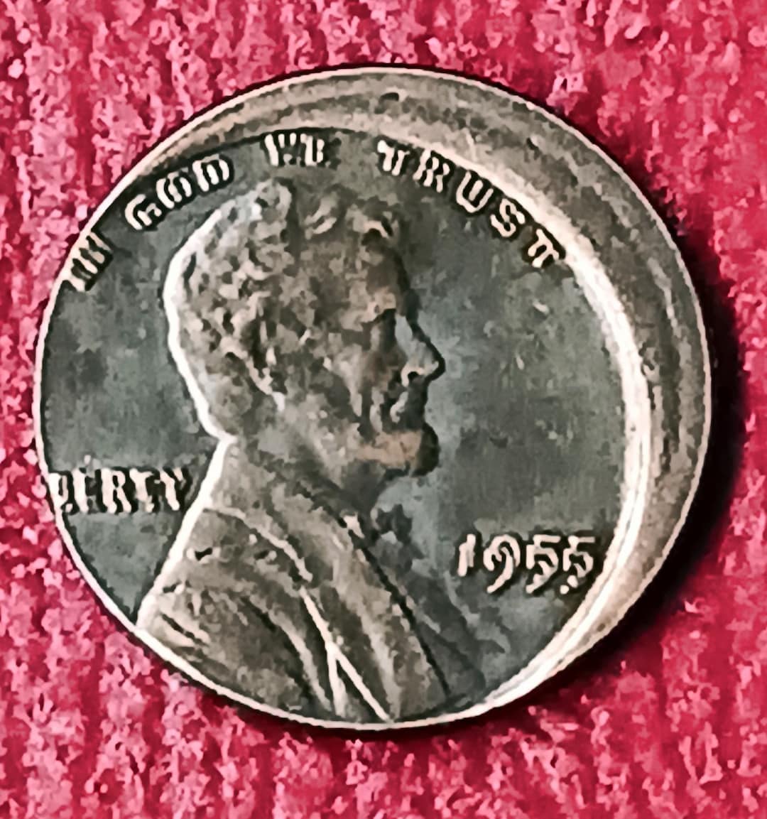 1955 off Center Double Die LINCOLN CENT Tribute Restrike Token - Etsy