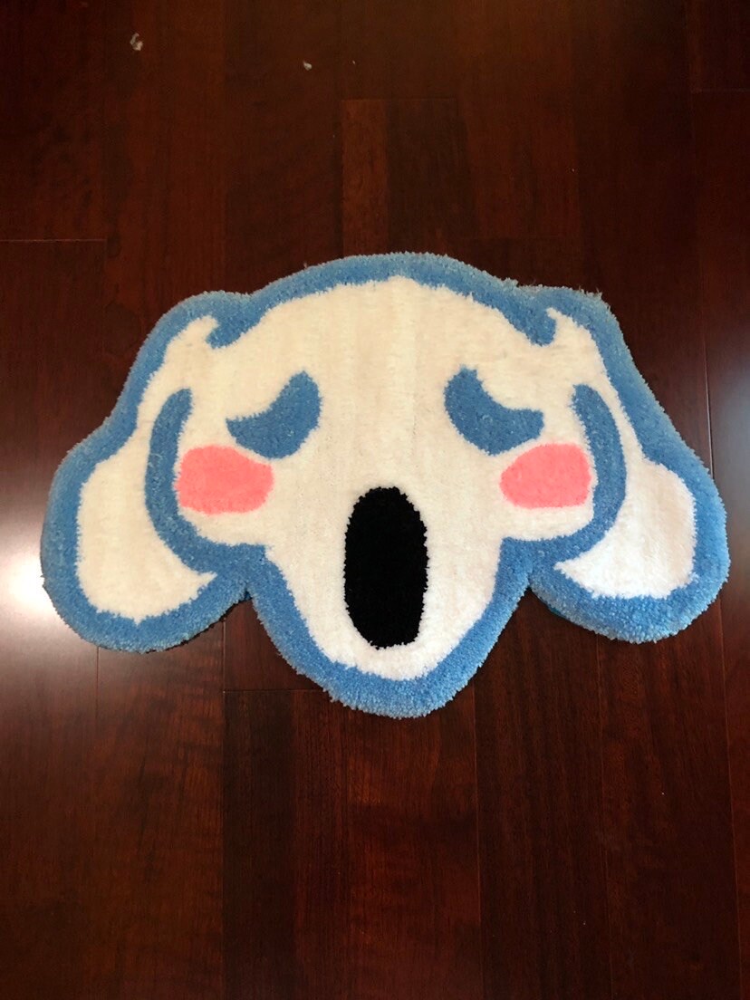 Cinnamon Roll Ghostface Rug Cute Kawaii Halloween Decor - Etsy
