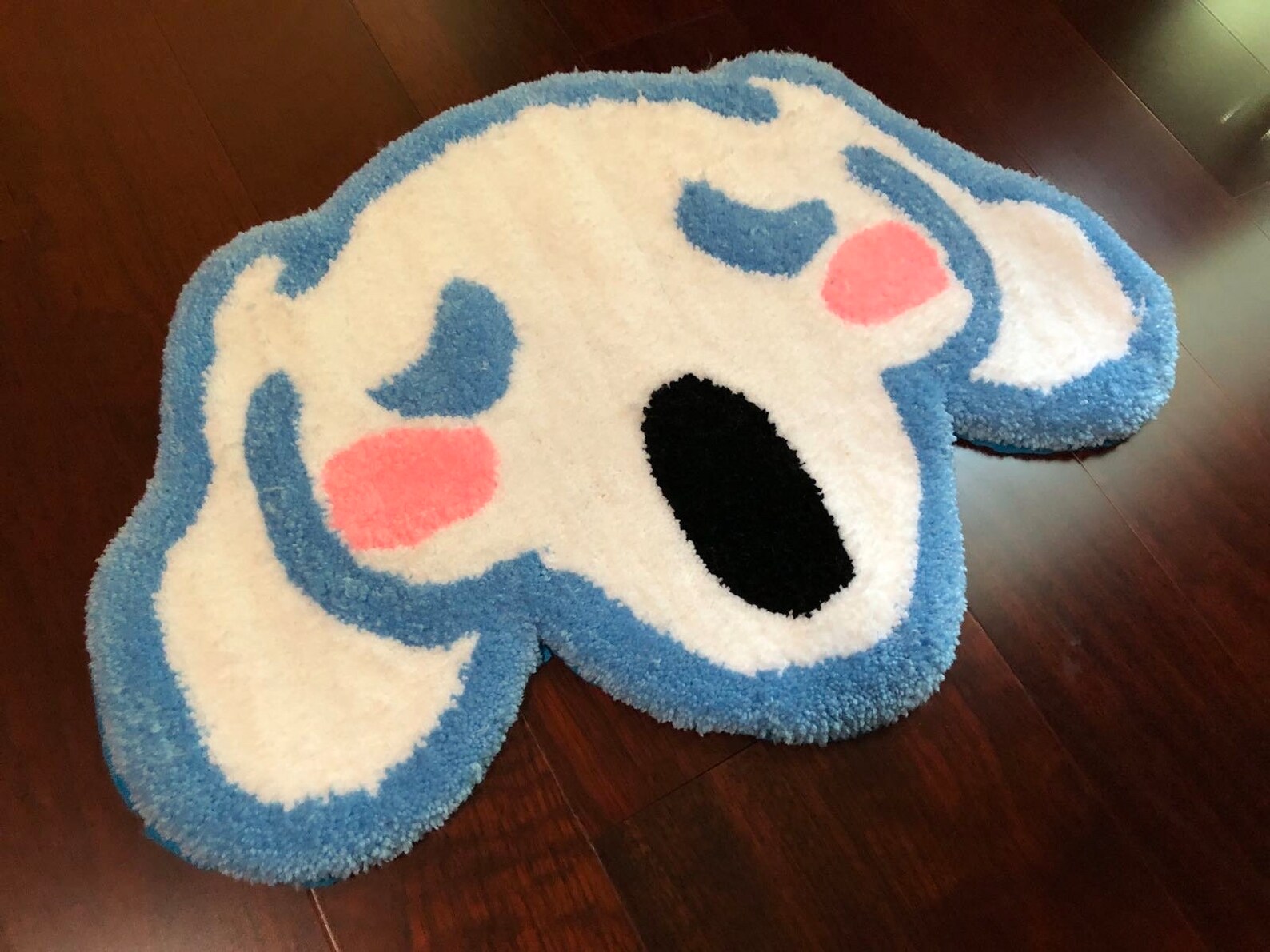 Cinnamon Roll Ghostface Rug Cute Kawaii Halloween Decor - Etsy