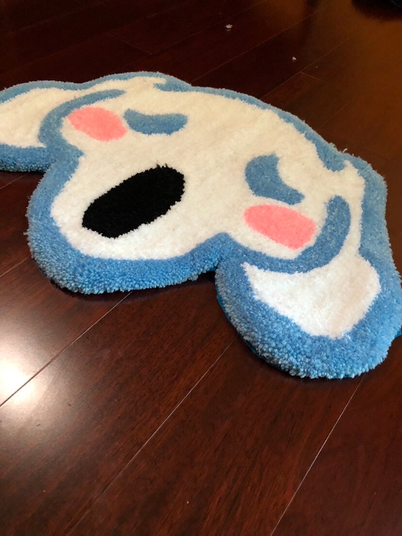 Cinnamon Roll Ghostface Rug Cute Kawaii Halloween Decor - Etsy