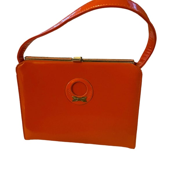 Orange Handbag - Etsy