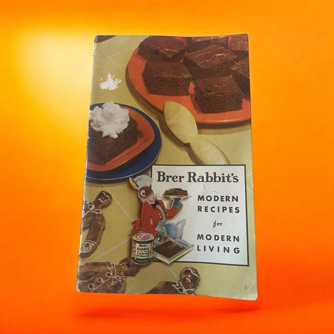 Brer Rabbits Molasses RECIPES for MODERN LIVING 1930/40s Cookbookl - Etsy