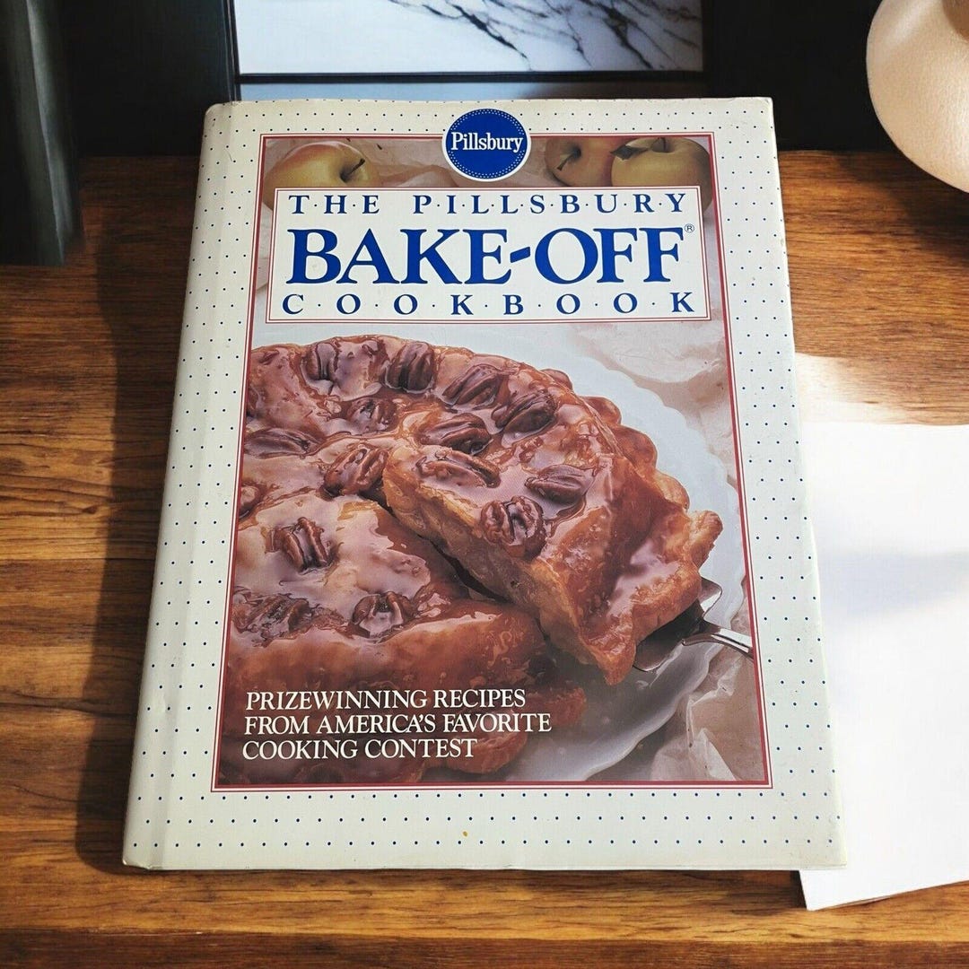The Pillsbury Bake-off Cookbook, VTG 1990 First Ed. HC Dust Jacket - Etsy
