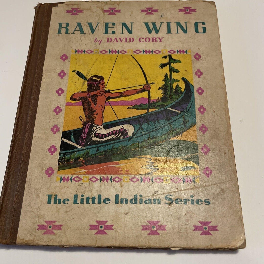 Raven Wing HC Children's Book David Cory Little Indian Series 1937 - Etsy