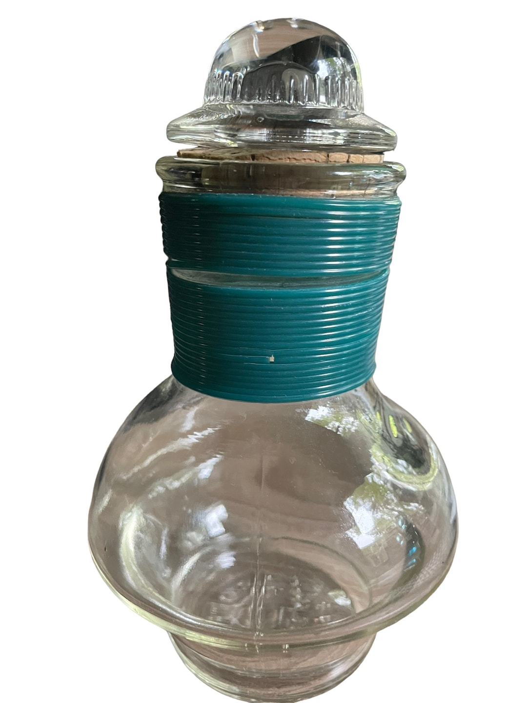 Mckee Glasbake Coffee Hottle Carafe Teal Band 1940s - Etsy