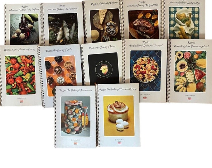 Time Life Books Foods of the World Recipes Series Spiral Cookbooks Lot ...