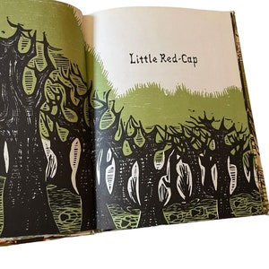 Little Red Cap Story by Brothers Grimm 1964 HC With Woodcut ...