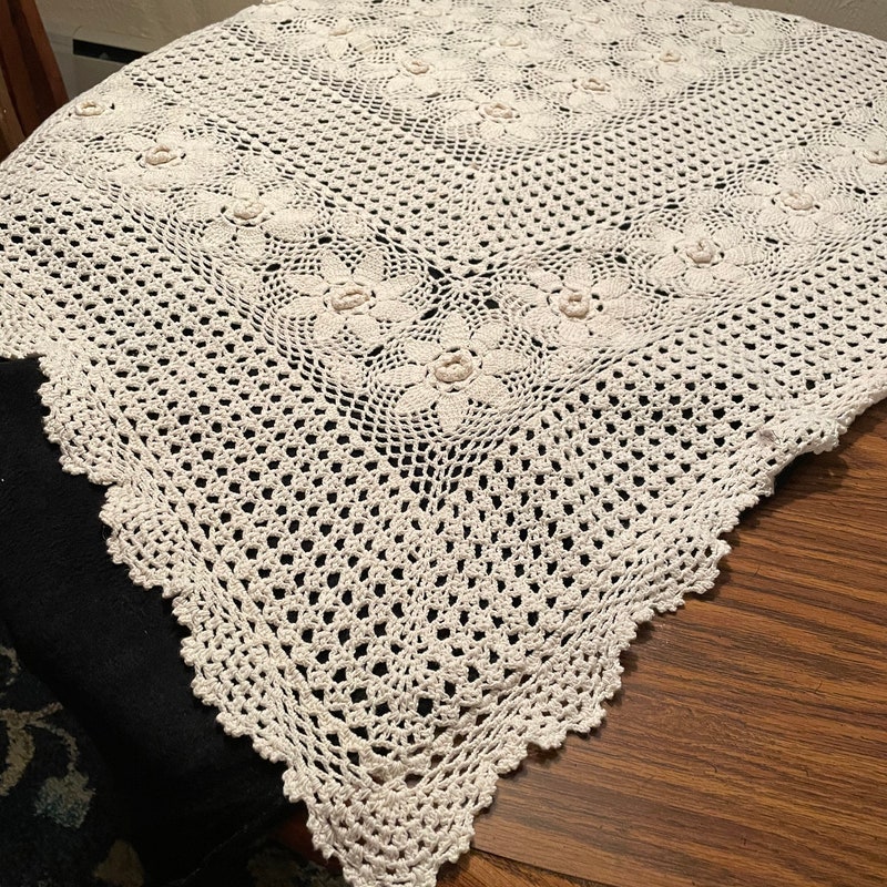 Crochet Tablecloth - Etsy