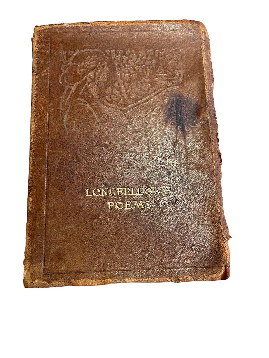 The Poems of Henry Wadsworth Longfellow Leather Bound 1901 Edition - Etsy