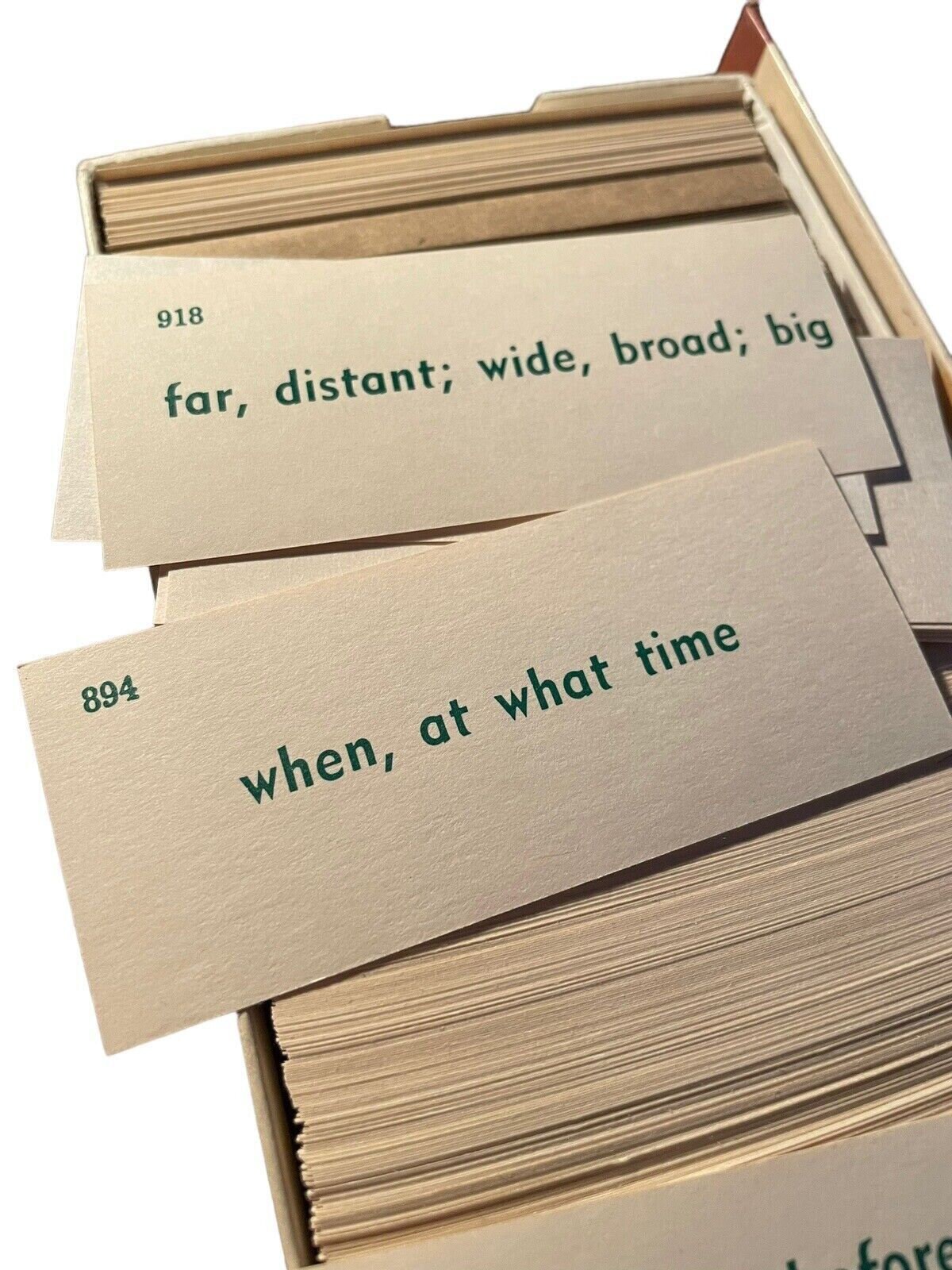 Vis-ed German Vocabulary Cards Set of 1000 Flash Cards Vintage - Etsy