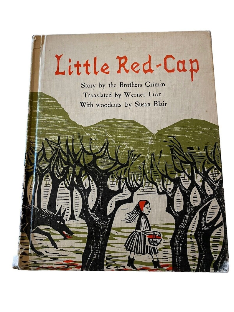Little Red Cap Story by Brothers Grimm 1964 HC With Woodcut ...