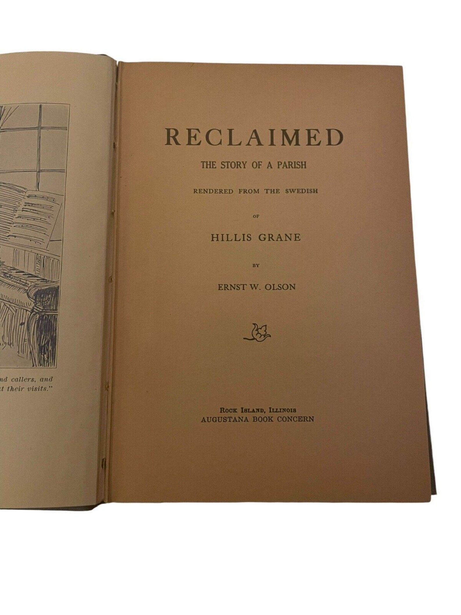 Reclaimed by Hillis Grane - Hardcover Antique 1920 Rendered From ...