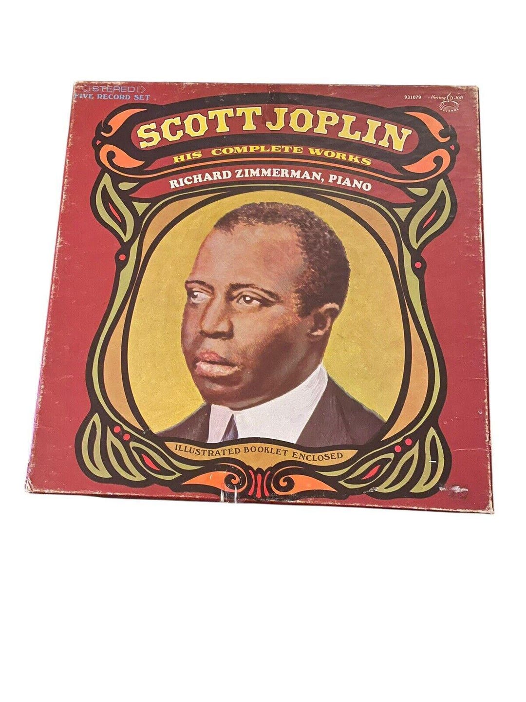 Scott Joplin His Complete Work 5 LP Box Set With Richard Zimmerman on ...