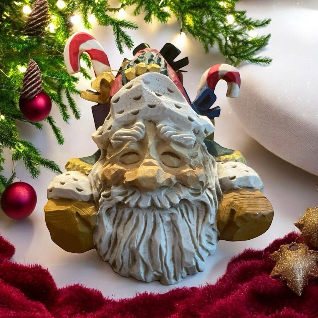 David Frykman Collection Peeking Santa Shelf Sitter DF1407 1996 Vtg ...