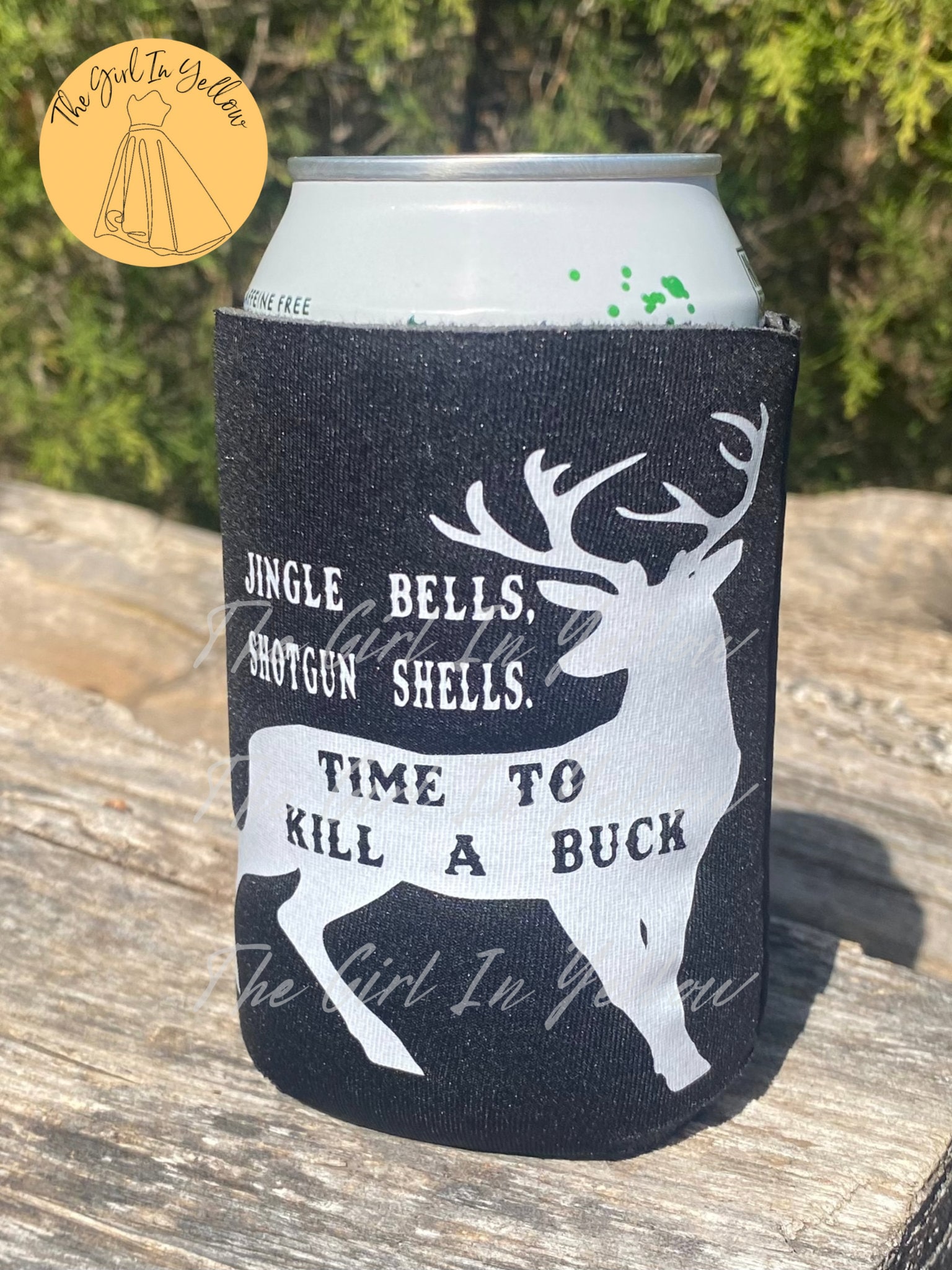 Hunting Season Theme Can Coolers Deer Squirrel Buck Rifle Shotgun ...