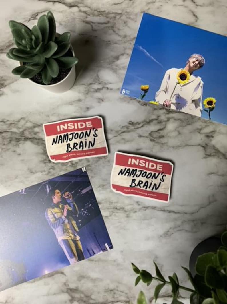 Namjoon's Brain Vinyl Sticker: RM Inspired Kpop Decal - Etsy Canada