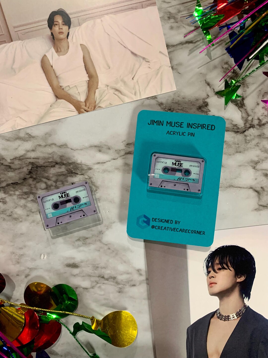 Jimin Muse Inspired Acrylic Pins | BTS Kpop Park Jimin | Acrylic Pins ...