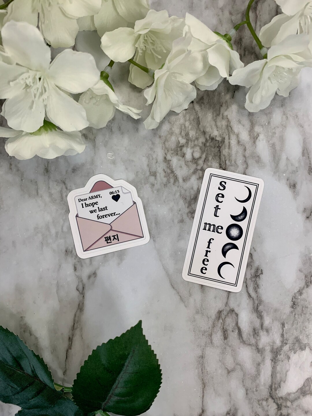 Jimin Face Album Stickers: Kpop Vinyl Decals - Etsy