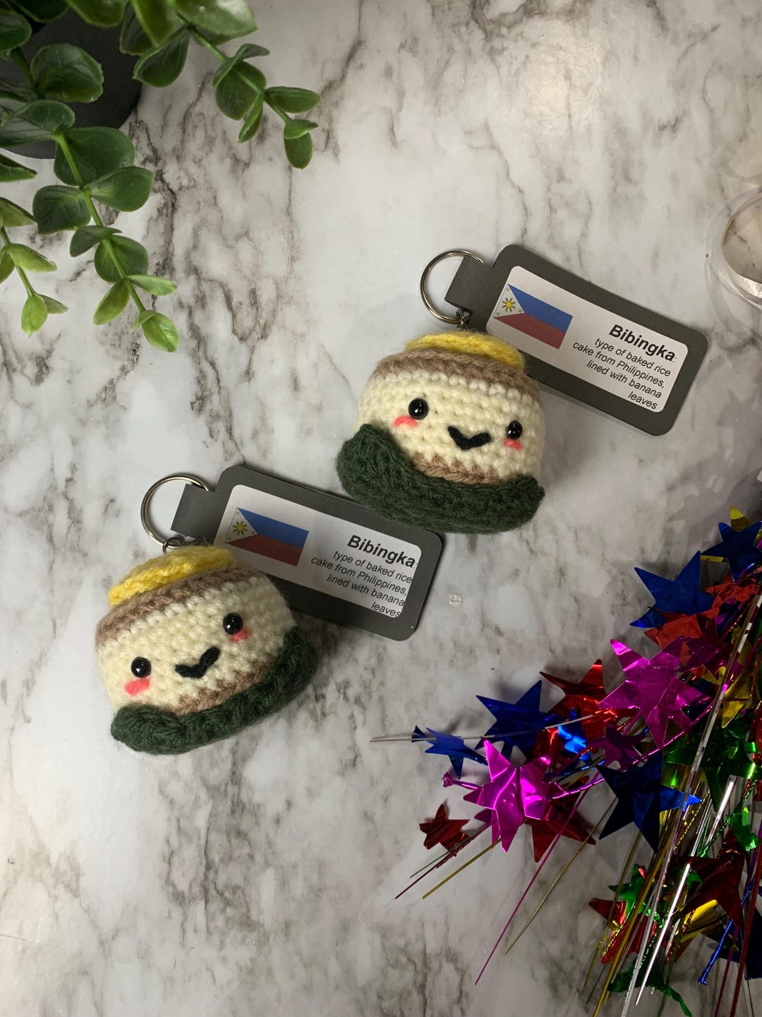 Crochet Keychain - Filipino Dessert Bibingka | Handmade Amigurumi ...