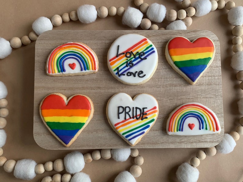 6 Pride Sugar Cookies Gluten-free - Etsy