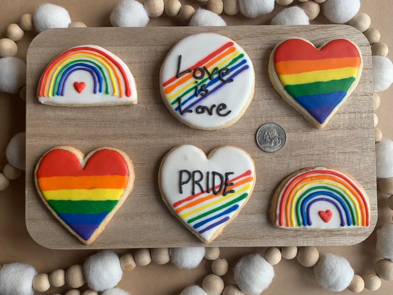 6 Pride Sugar Cookies Gluten-free - Etsy